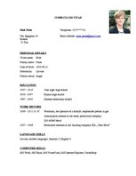 Curriculum Vitae / Paraugs / CV / ID: 152227