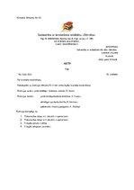 Rīkojums un akts / Paraugs / Lietvedība / ID: 280548