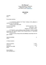 Pārvaldes dokumenti / Paraugs / Lietvedība / ID: 606470